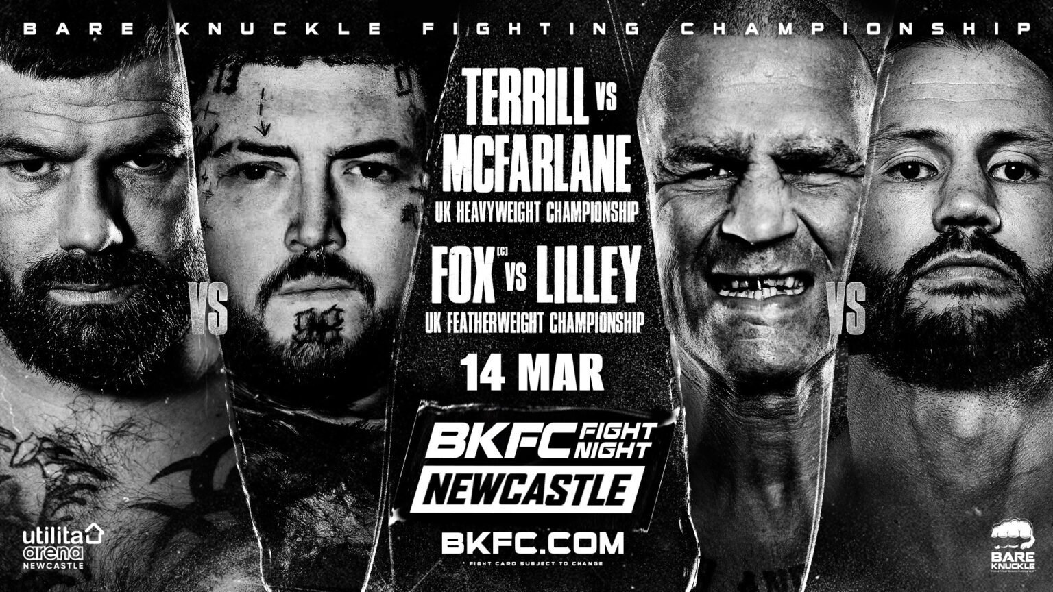 BKFC Fight Night Newcastle: Full Fight Card, How To Watch And Event ...